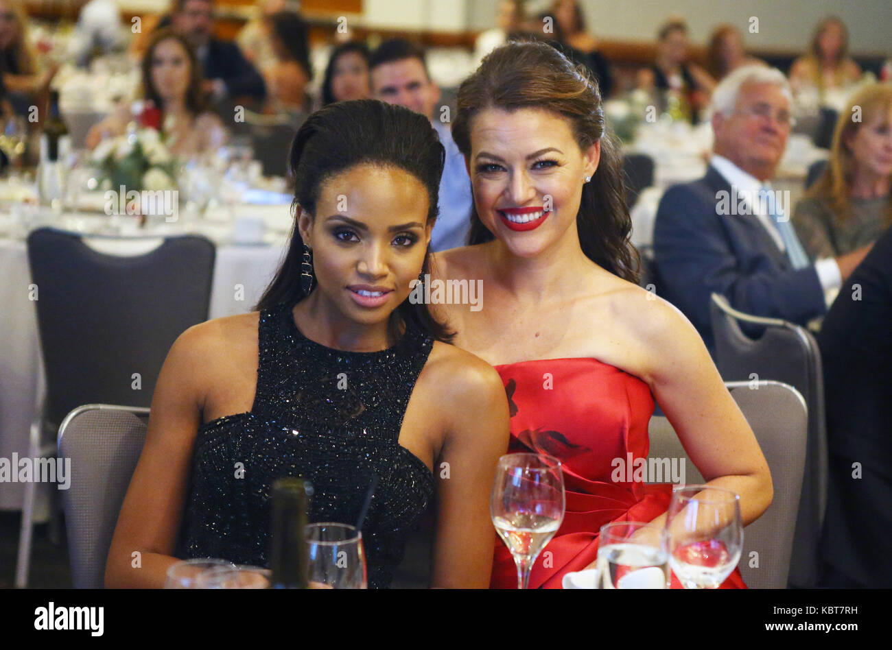 Hollywood, Ca. 30th Sep, 2017. Meagan Tandy, Kim Biddle, at The 6th ...