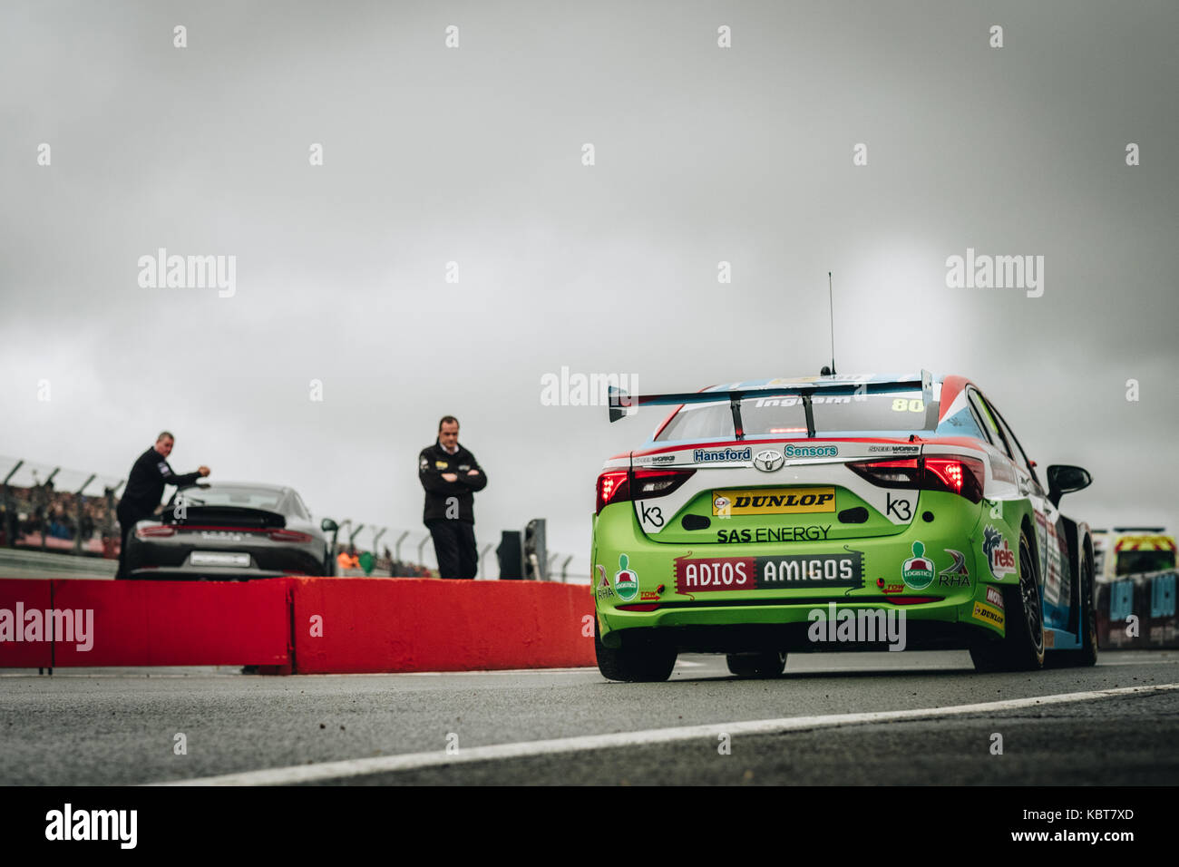 Fawkham, Longfield, UK. 1st Oct, 2017. BTCC racing driver Tom Ingram ...