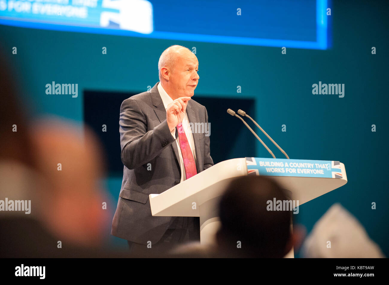 Manchester, UK. 1st October 2017. The First Secretary of State, The Rt ...