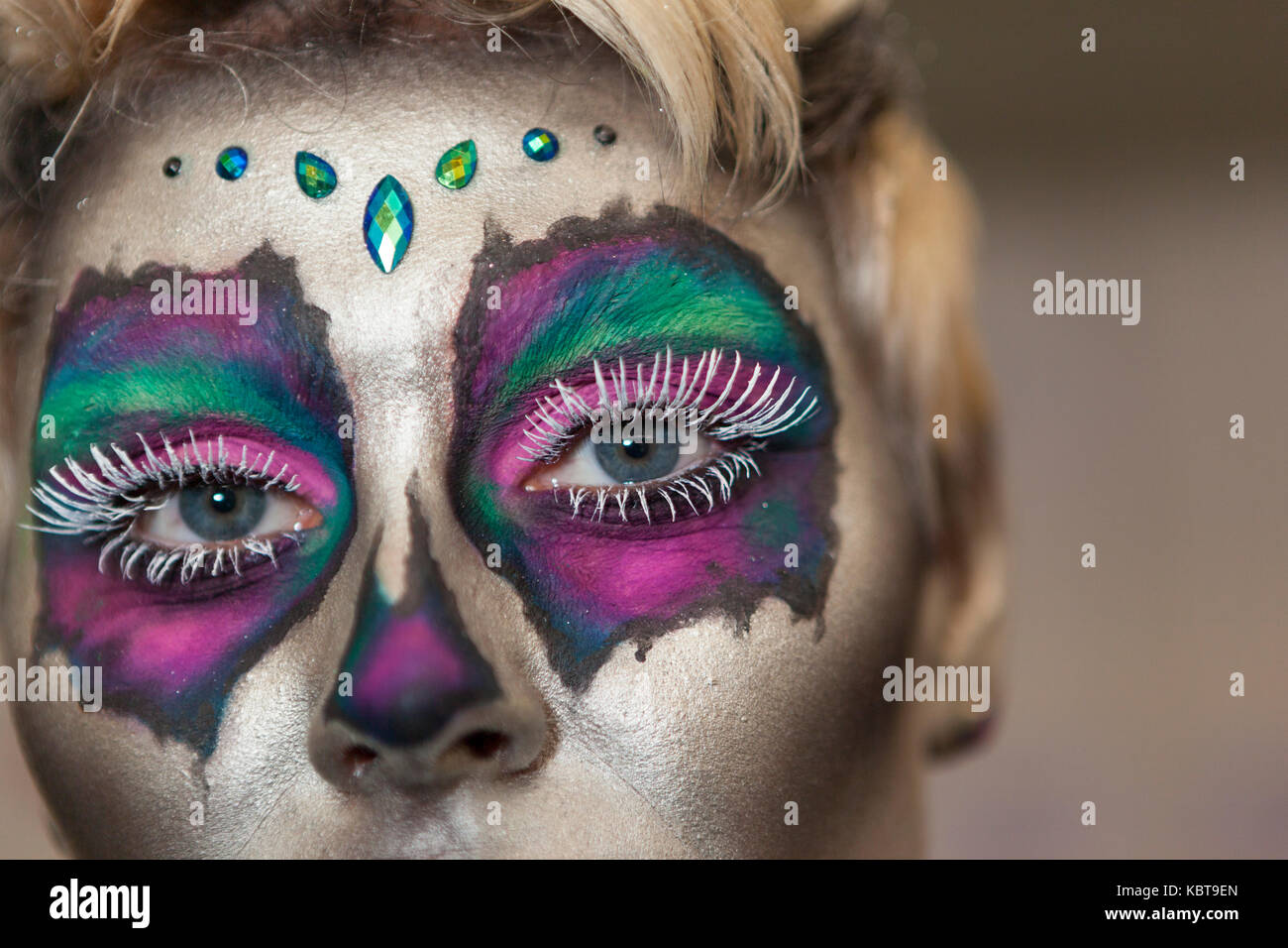 Olympia Beauty Show: 1 October, 2017 London UK: Contestants from the ...