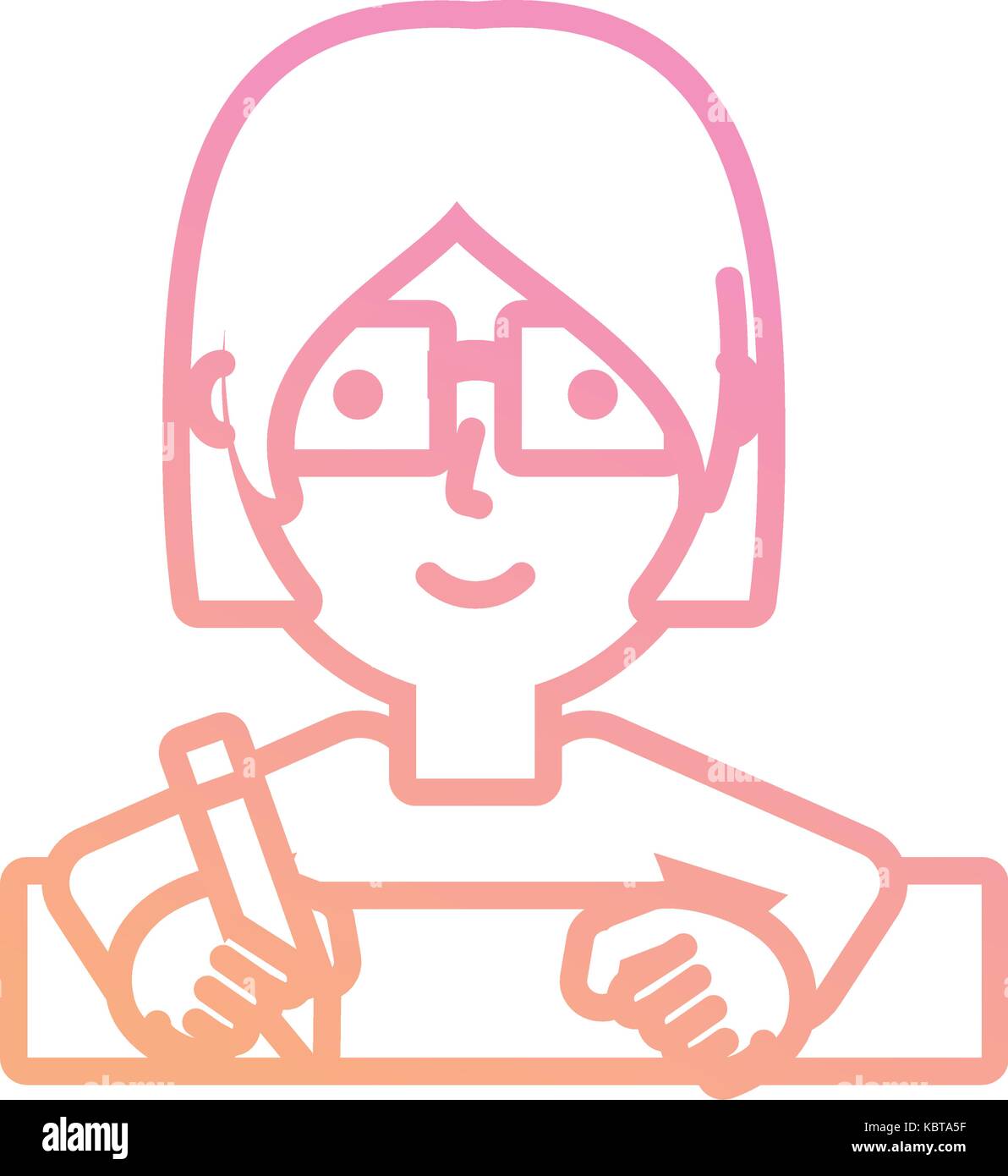 cartoon woman icon Stock Vector Image & Art - Alamy