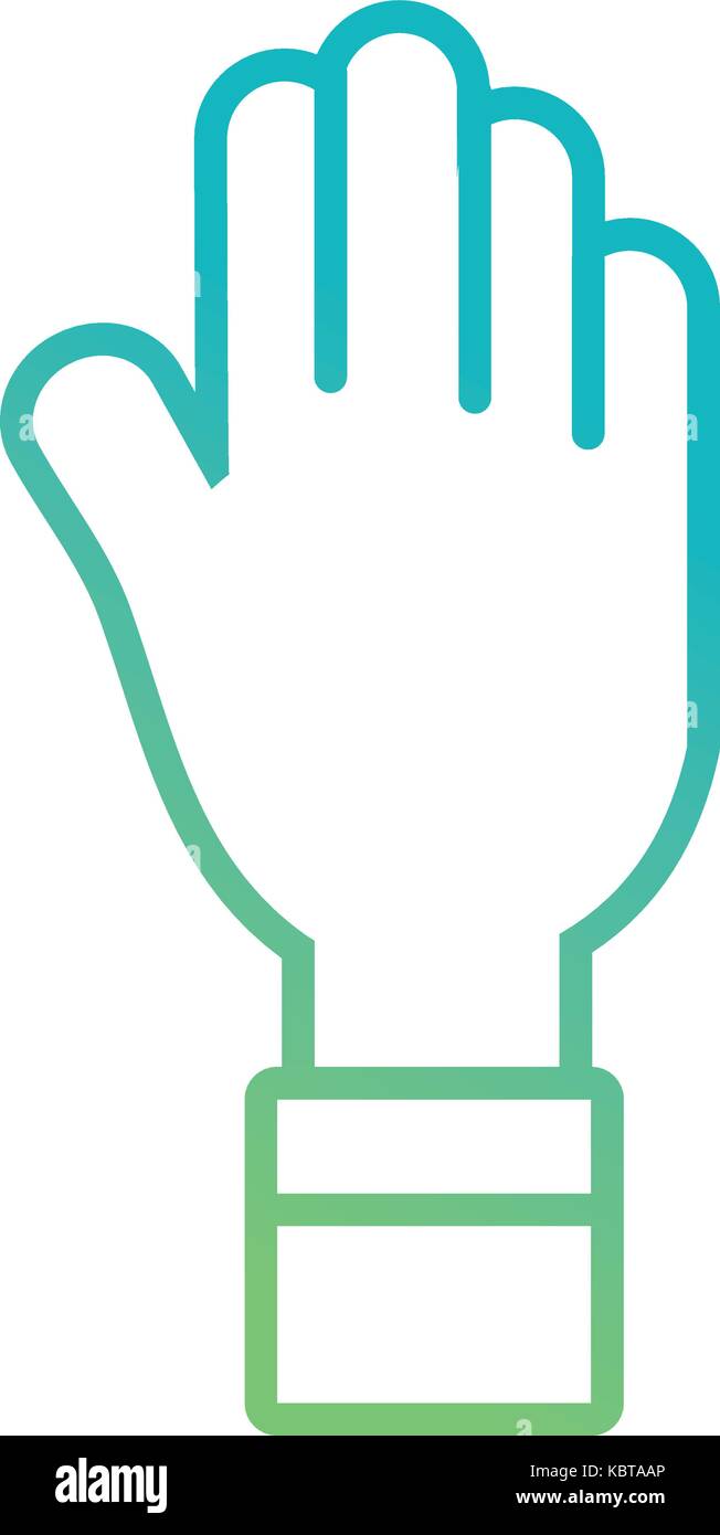 human hand icon Stock Vector Image & Art - Alamy