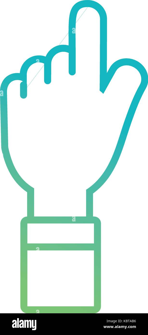 human hand icon Stock Vector Image & Art - Alamy