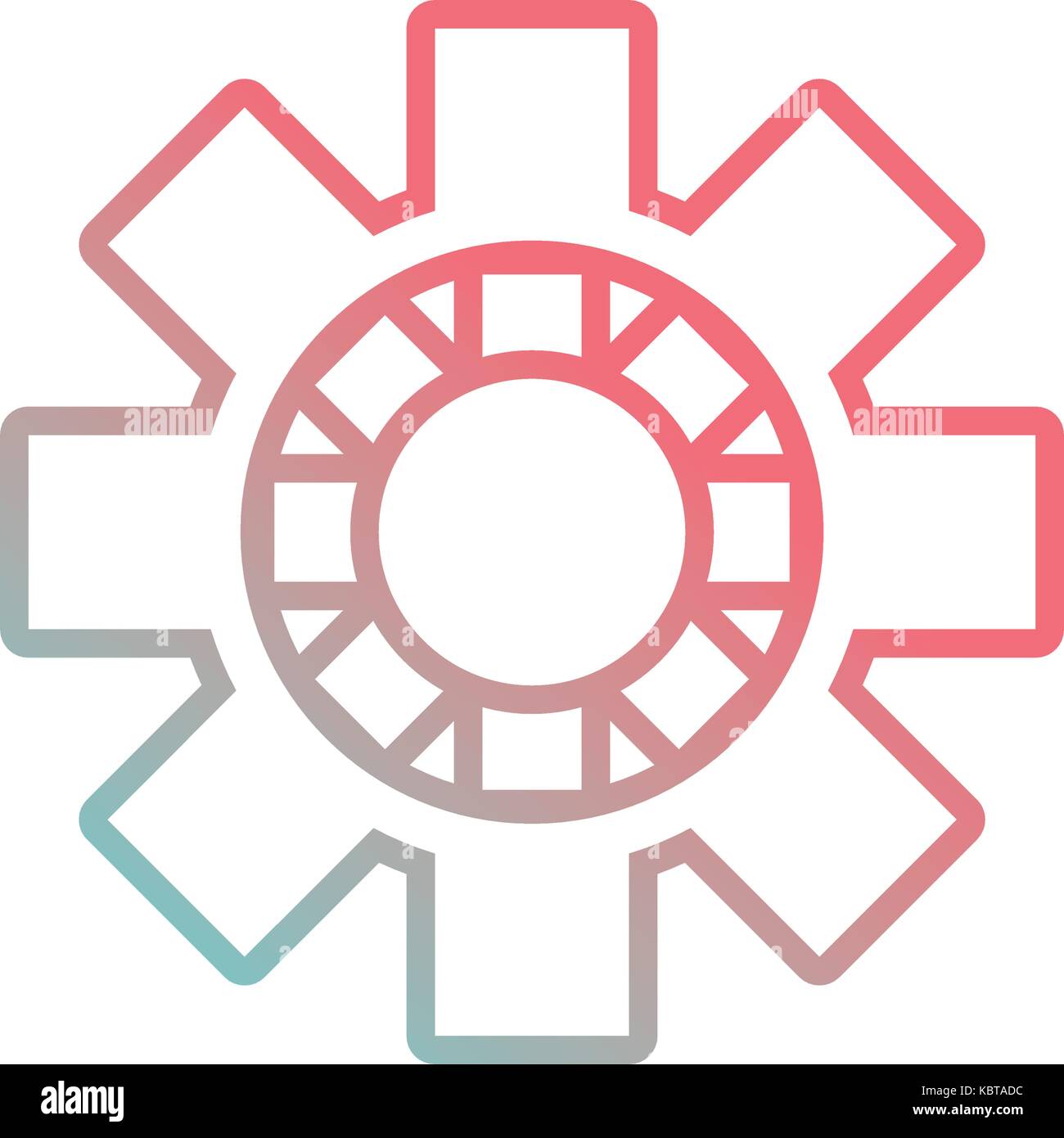 gear wheel icon Stock Vector Image & Art - Alamy