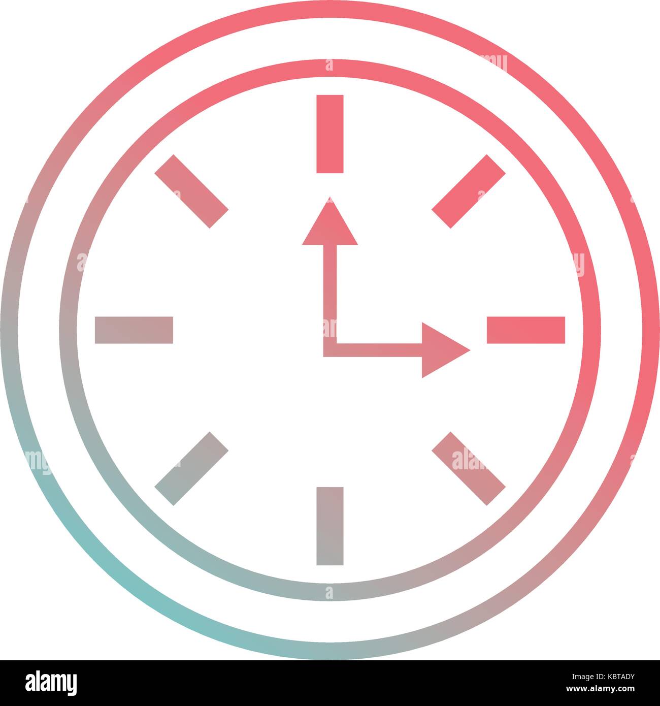 clock icon image Stock Vector Image & Art - Alamy