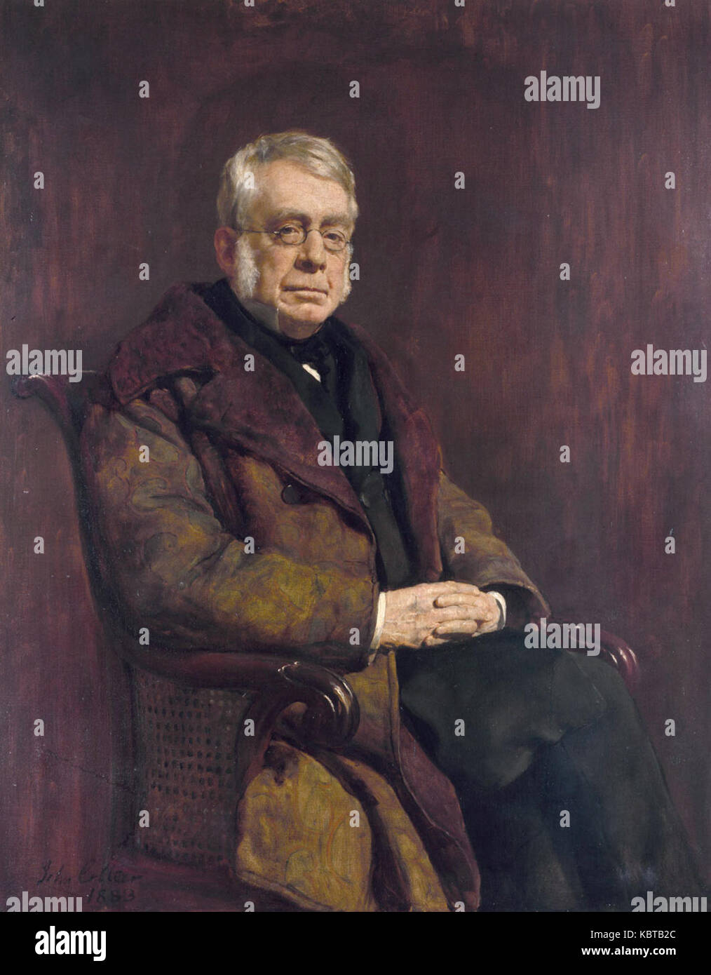 George Biddell Airy (1801 1892), by John Collier Stock Photo - Alamy