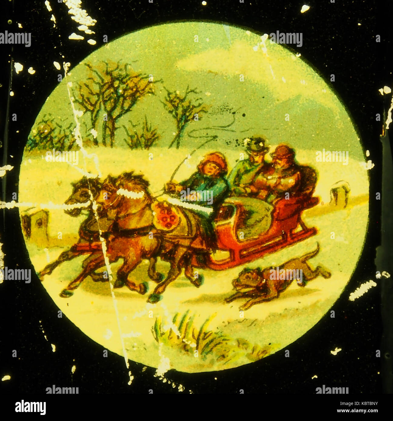 Sled accident image 1 Stock Photo - Alamy