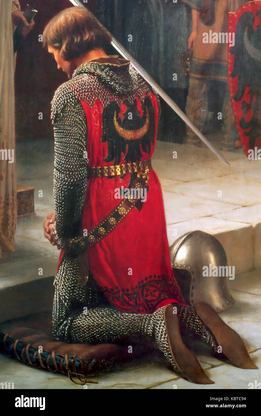 Edmund blair leighton the accolade hi-res stock photography and images ...