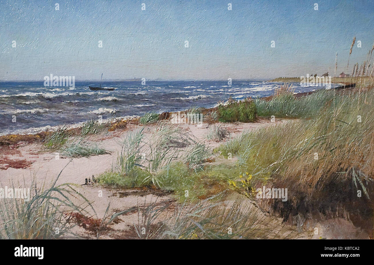 Klar sommerdag ved Greve Strand (1911 Stock Photo - Alamy