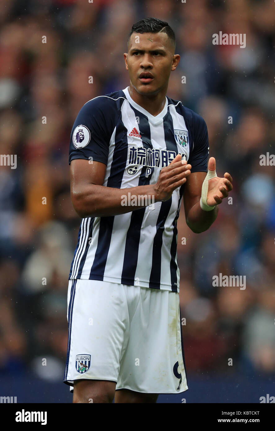 West Bromwich Albion's Salomon Rondon during the Premier League match ...