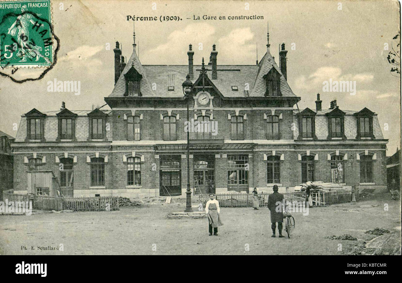 Map of peronne hi-res stock photography and images - Alamy