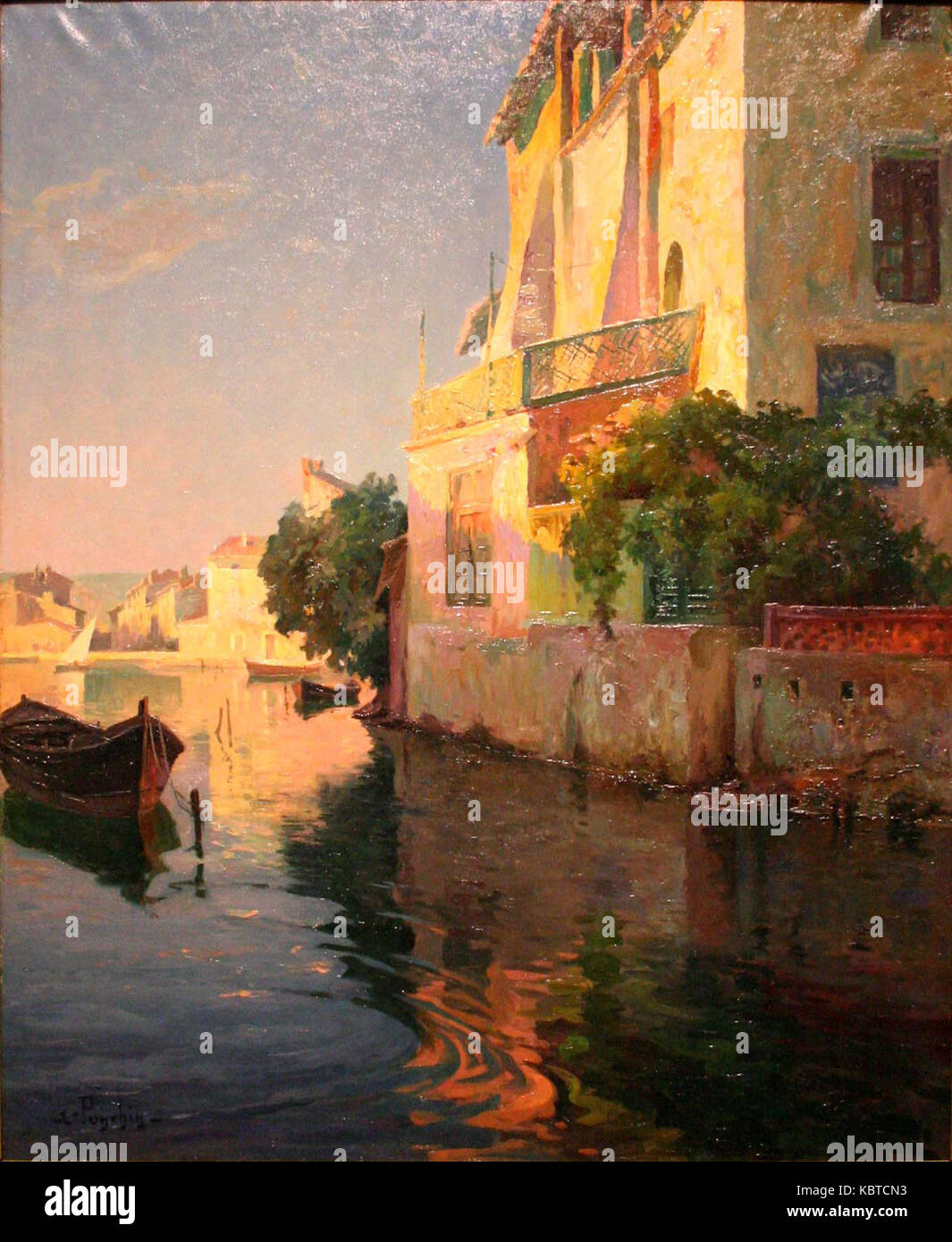 Ponchin Maisons sur l'eau Stock Photo - Alamy