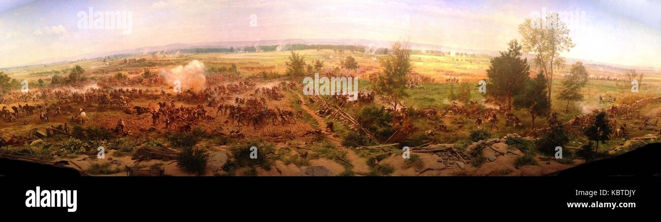 Paul Philippoteaux Gettysburg Cyclorama Stock Photo - Alamy