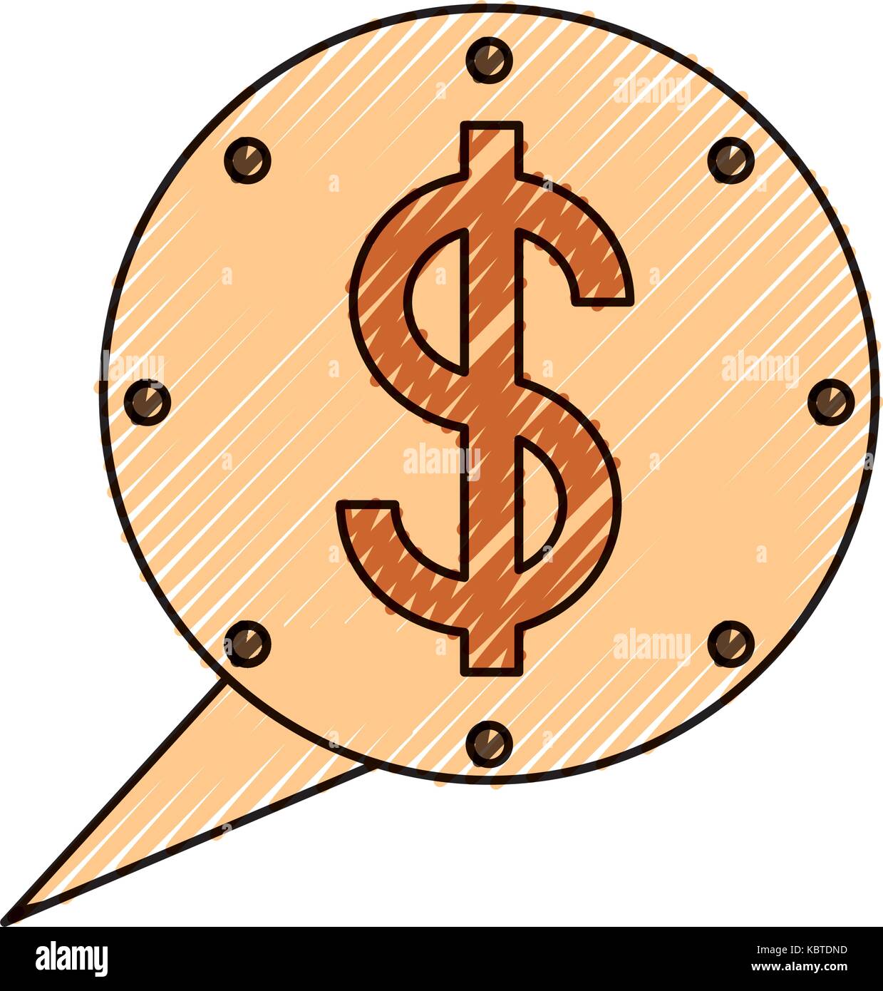 speech bubble with money sign icon over white background colorful ...