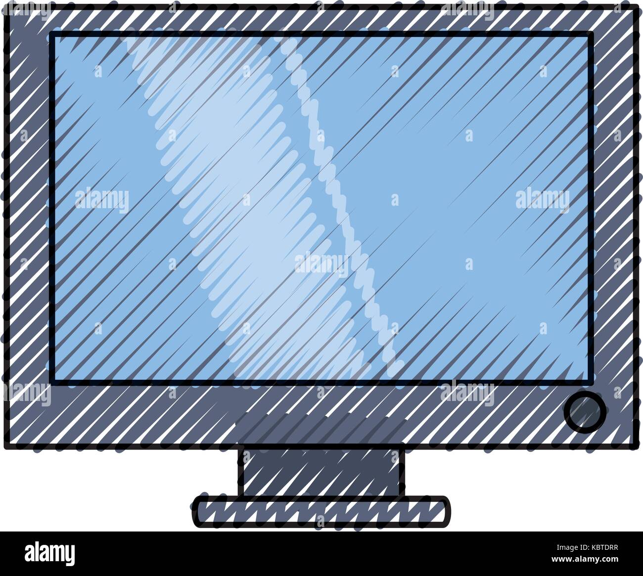 computer icon over white background vector illustration Stock Vector ...