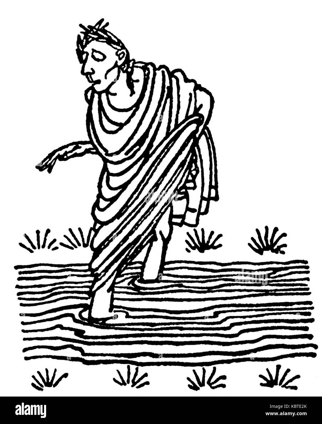 This is an artistic representation of Julius Caesar created by A ...