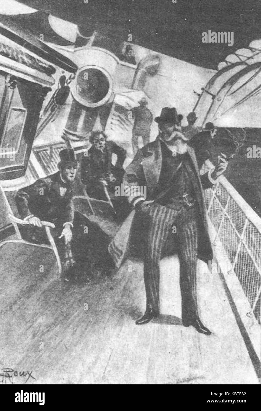 'The Chase of the Golden Meteor' by George Roux 29 Stock Photo - Alamy