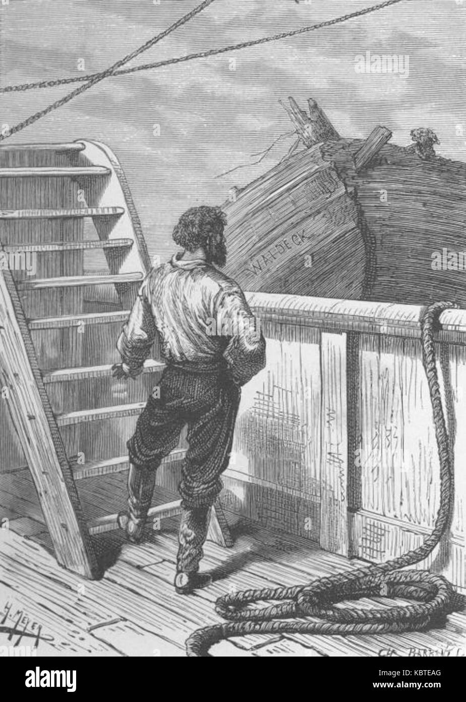 'Dick Sand, A Captain at Fifteen' by Henri Meyer 008 Stock Photo - Alamy