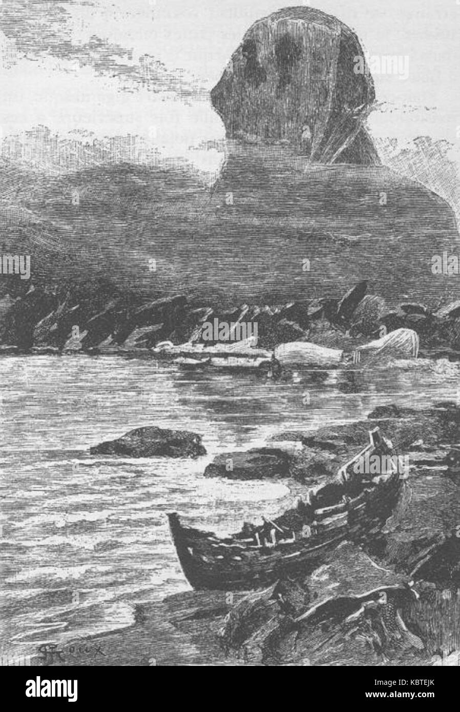 'The Sphinx of the Ice Fields' by George Roux 65 Stock Photo - Alamy