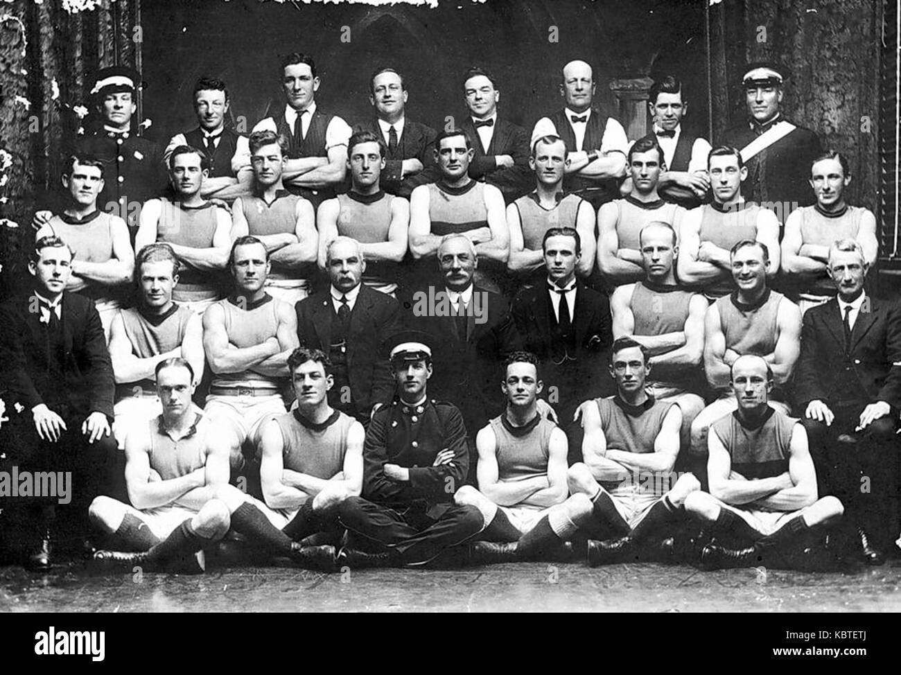 A group photograph of the 1919 VFA Premiership-winning team from ...