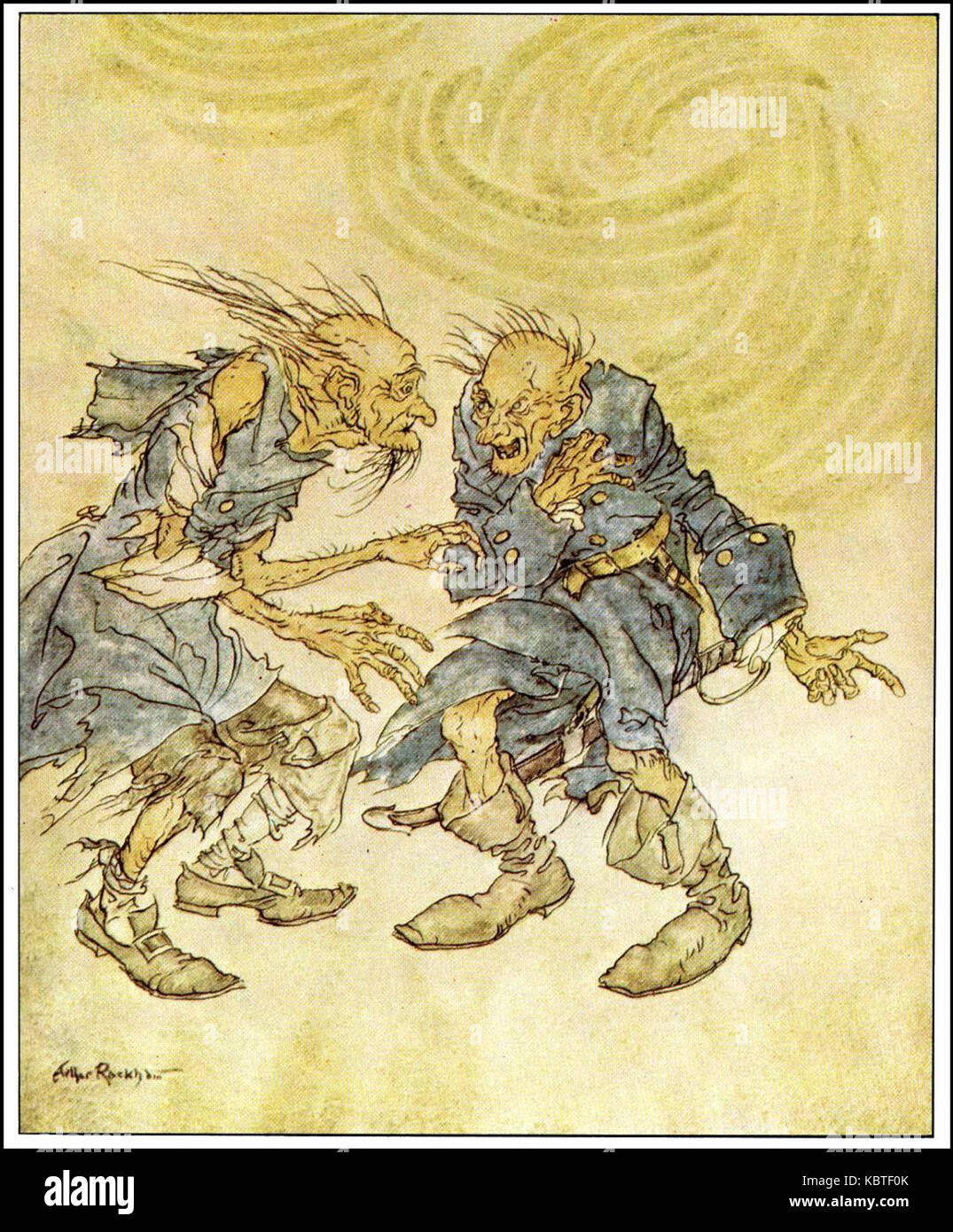 38 rackham poe msfoundinbottle Stock Photo - Alamy