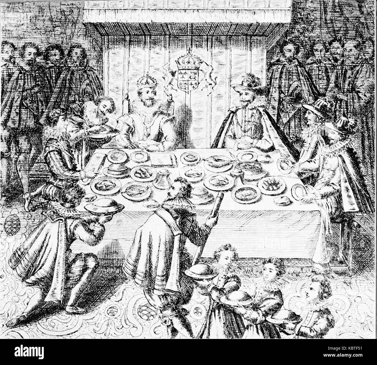 1600s english king Black and White Stock Photos & Images - Alamy