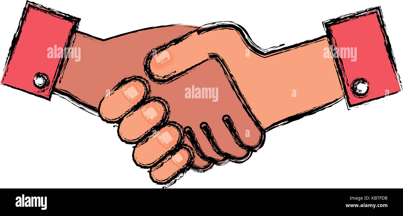 hands dealshake icon over white background vector illustration Stock ...