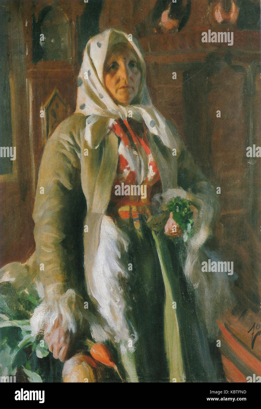 Anders Zorn Mona Stock Photo - Alamy