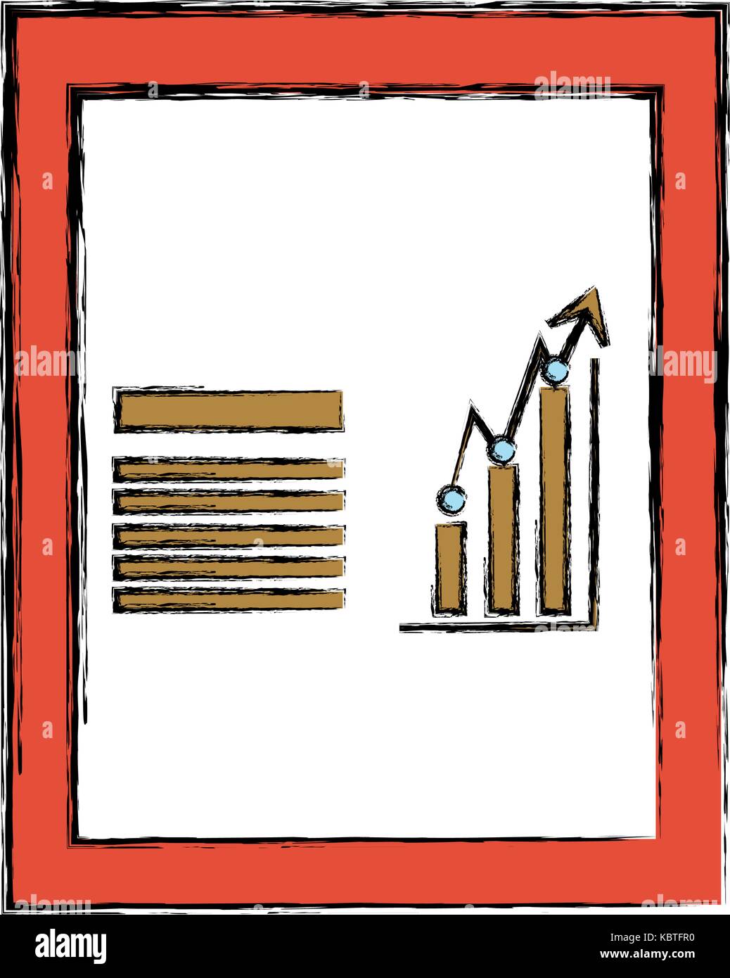 report document icon over white background vector illustration Stock ...