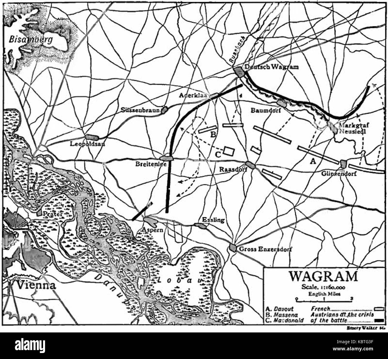 Wagram map hi-res stock photography and images - Alamy
