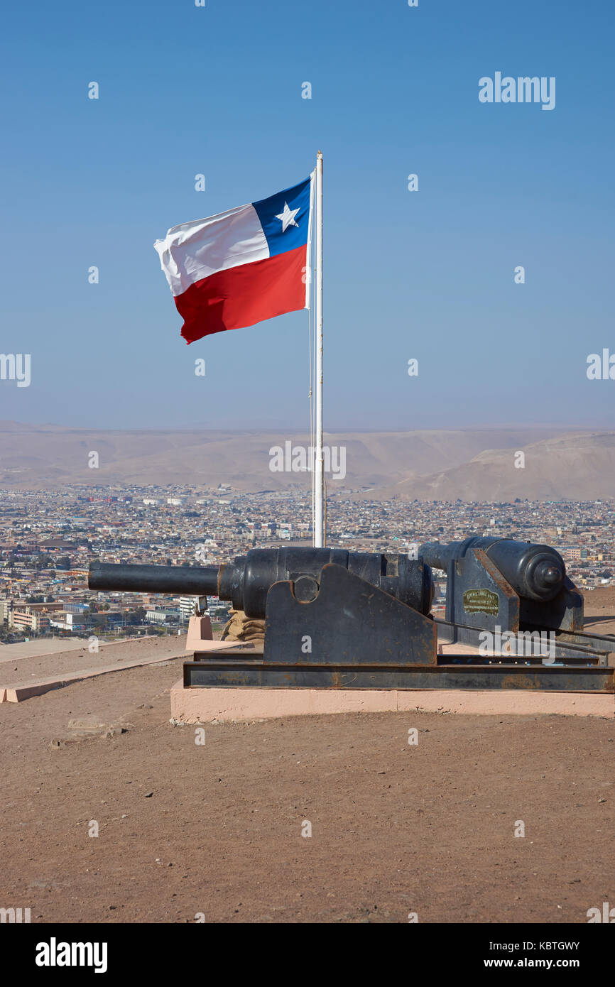 Flag chile pole hi-res stock photography and images - Alamy