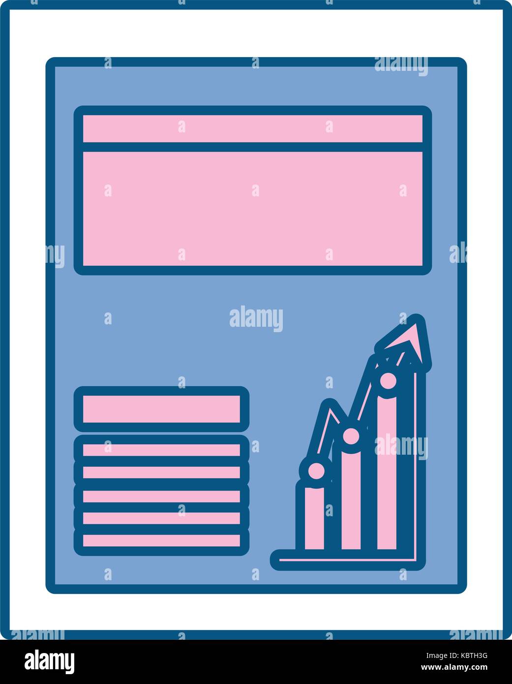 report document icon over white background vector illustration Stock ...