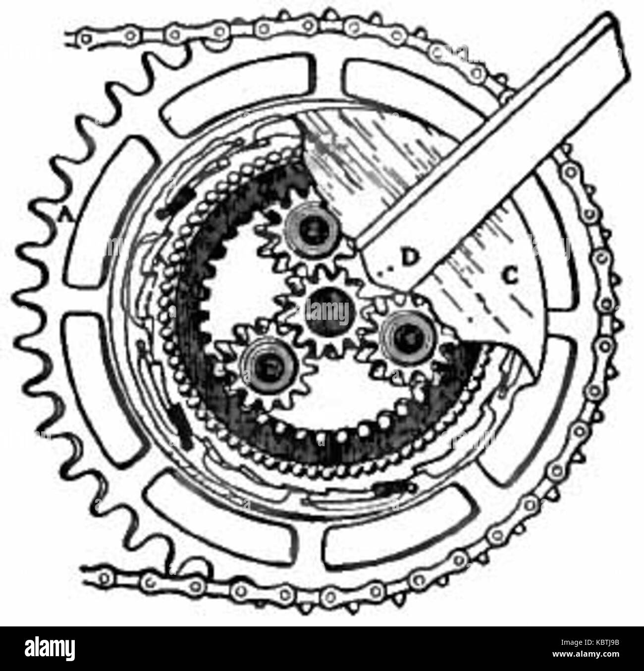 Bike Gear Drawing