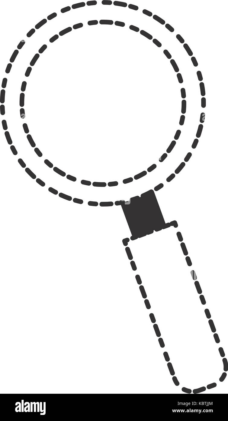 lupe icon over white background vector illustration Stock Vector Image ...