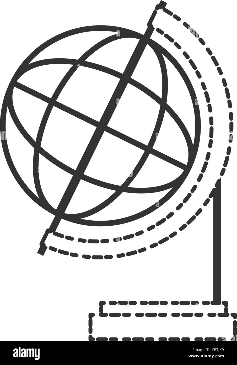 geography tool icon over white background vector illustration Stock ...