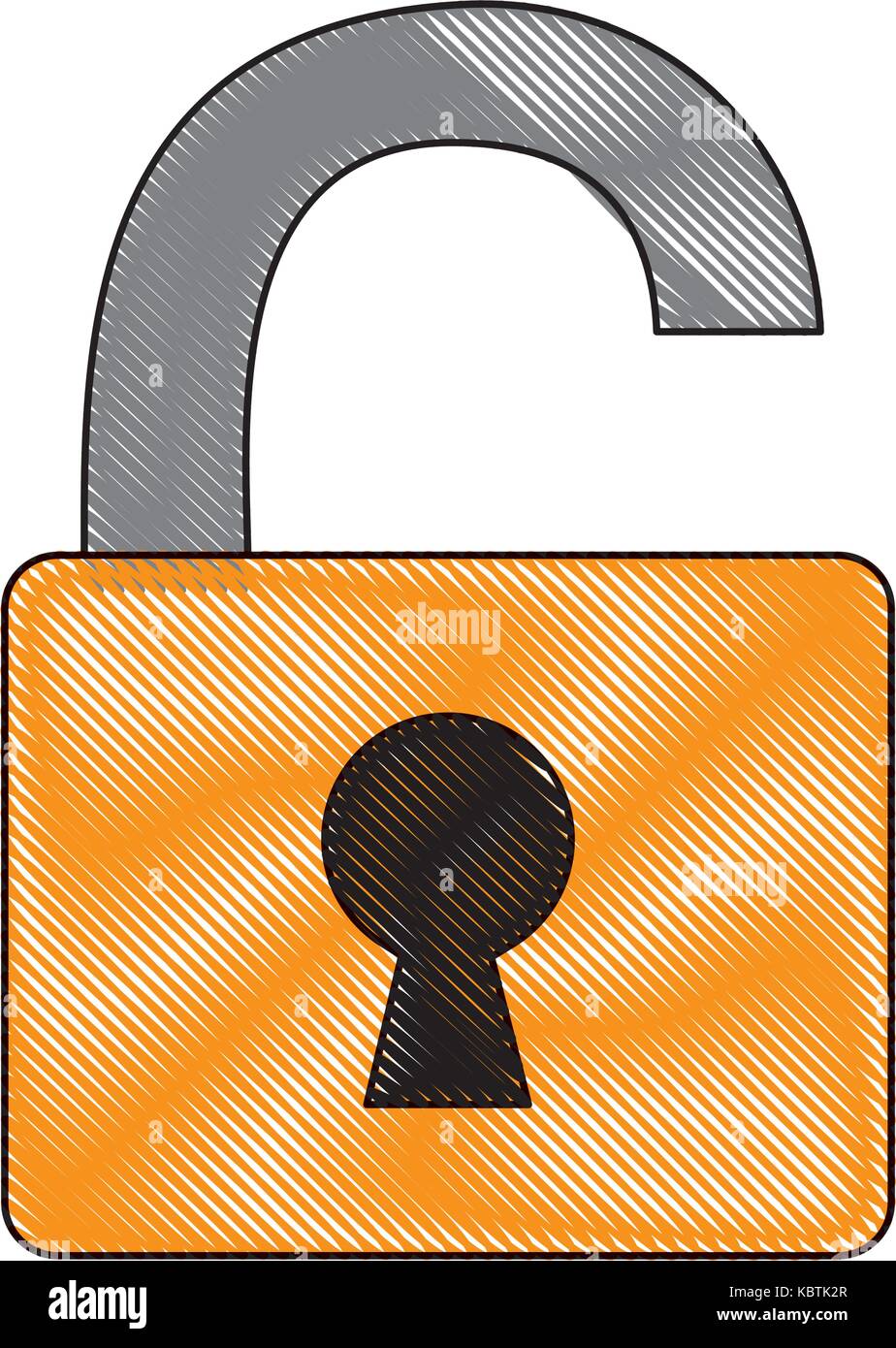 padlock icon over white background vector illustration Stock Vector ...
