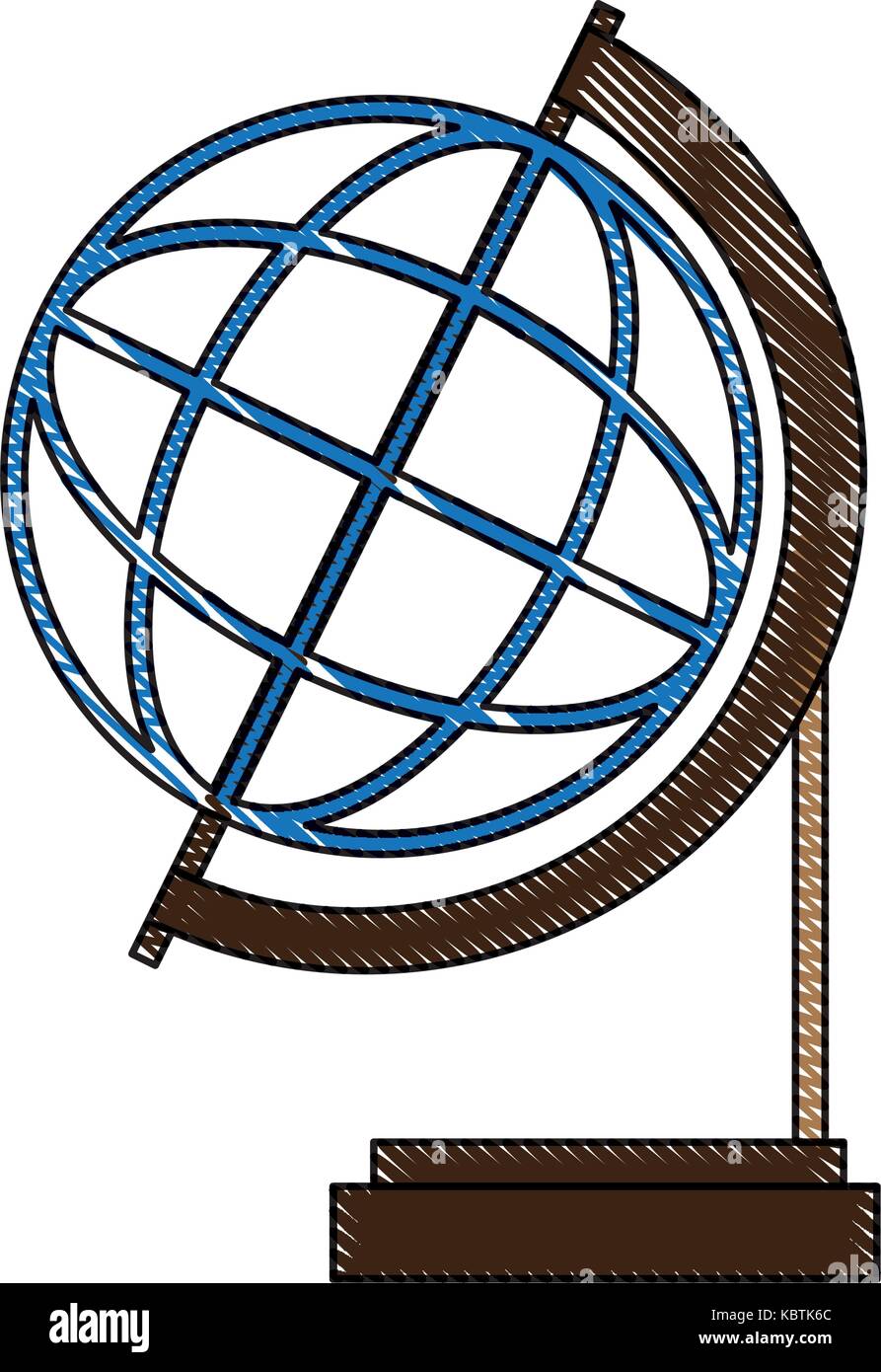 geography tool icon over white background vector illustration Stock ...