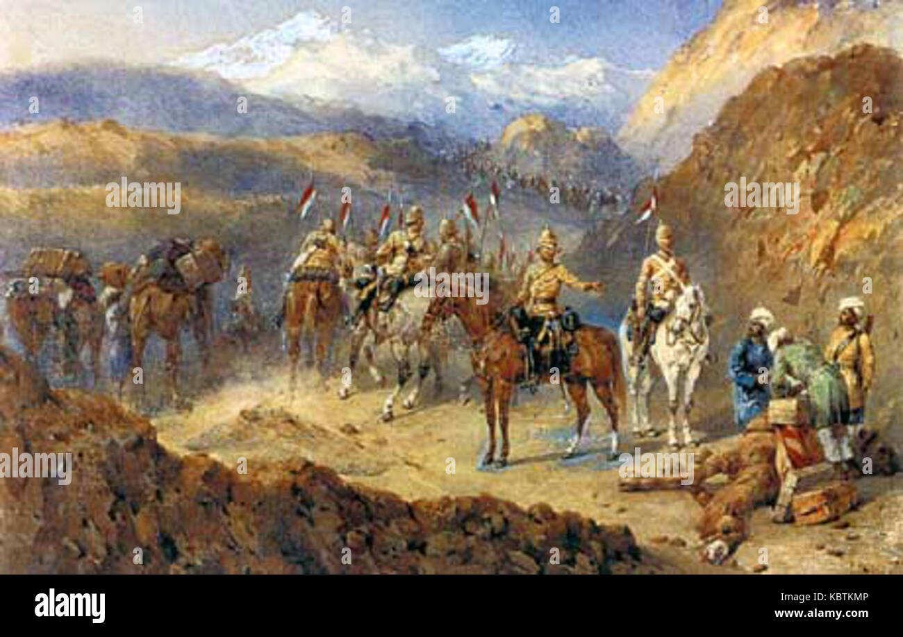 Caton Woodville Battle of Kandahar Stock Photo - Alamy