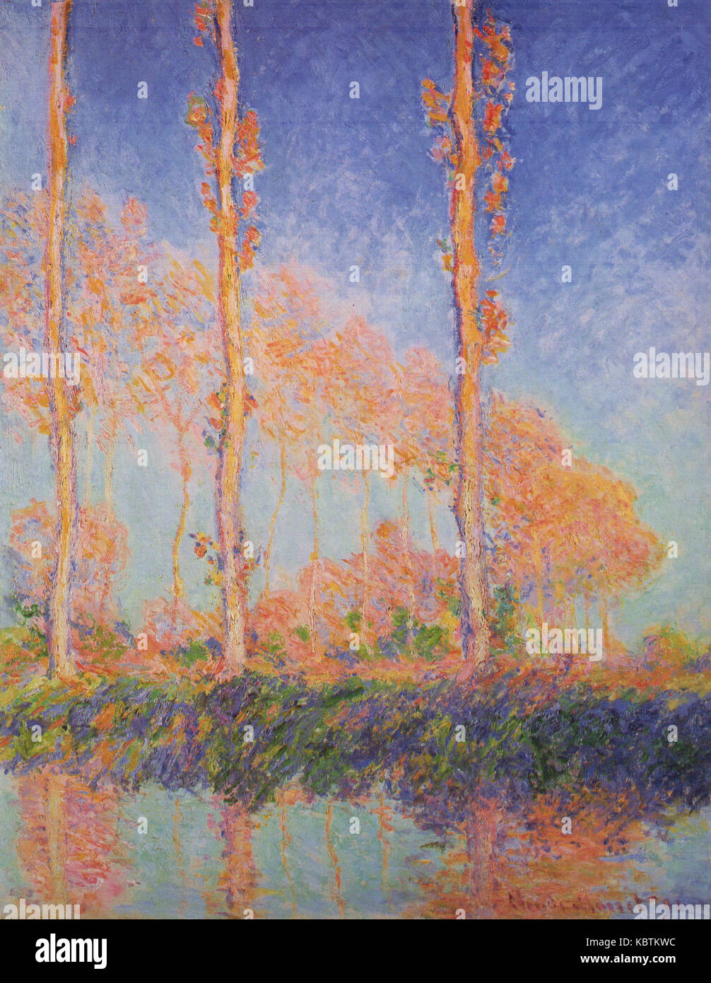Monet Poplars High Resolution Stock Photography and Images - Alamy