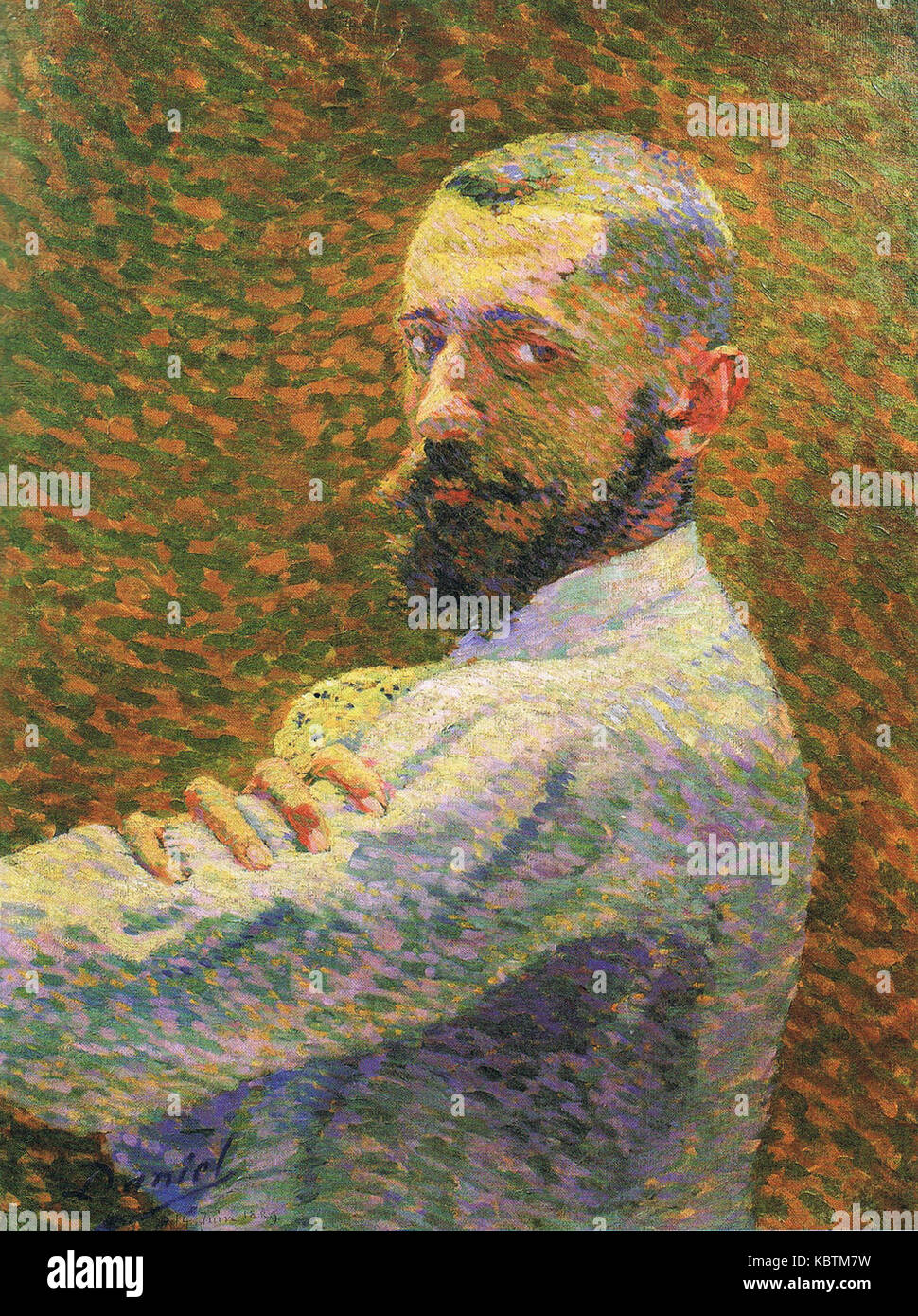 Daniel Portrait du peintre Stock Photo - Alamy