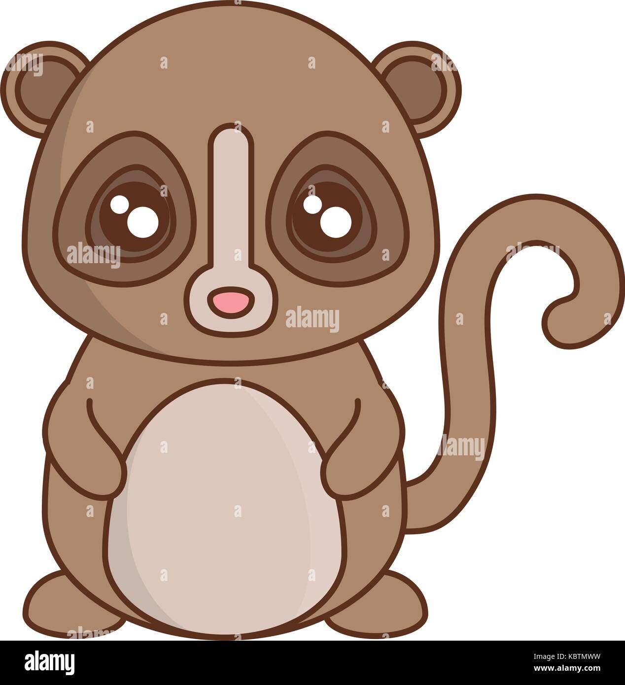 cute spectacled bear icon over white background colorful design vector ...