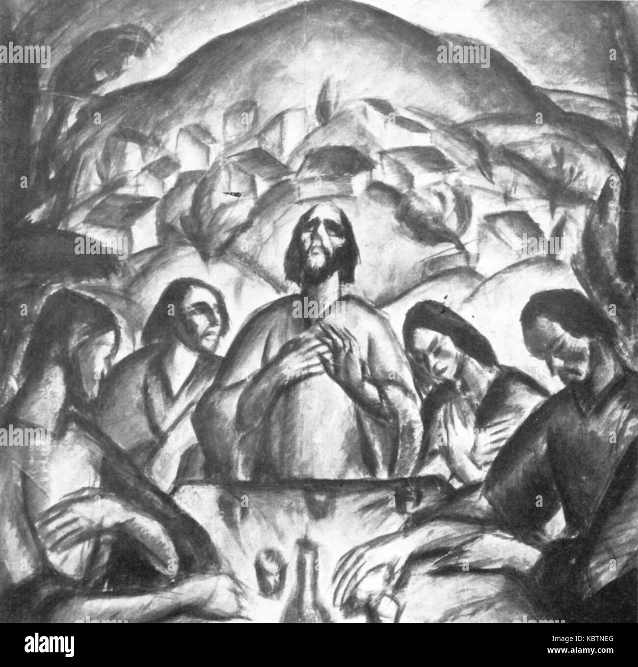 The last supper modern Black and White Stock Photos & Images - Alamy