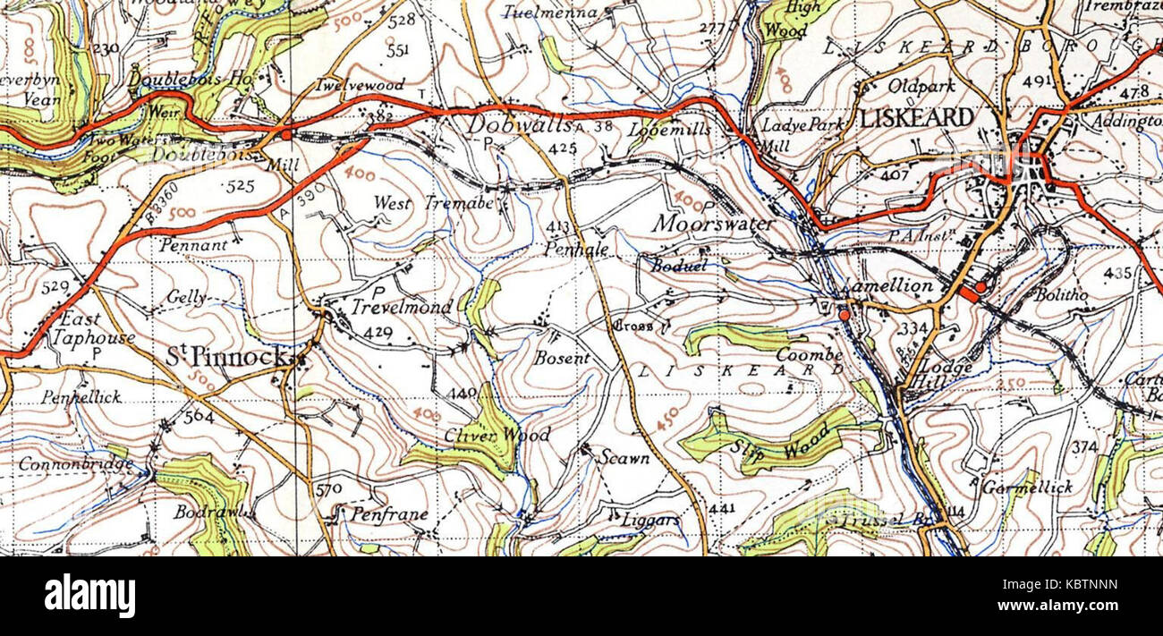 1940s uk map hi-res stock photography and images - Alamy