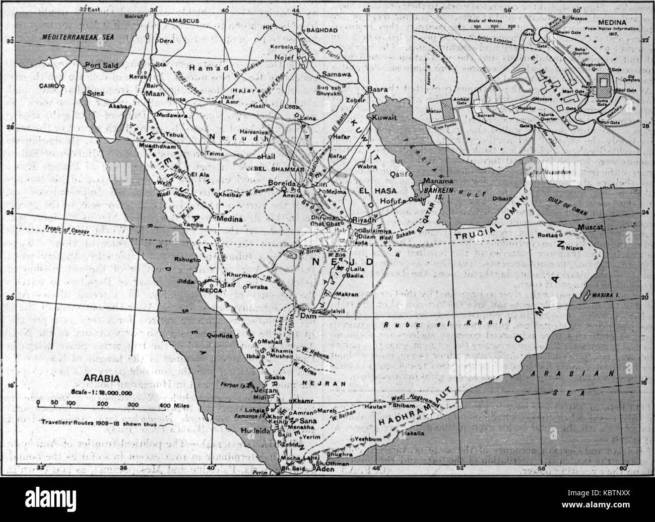Ancient arabia map Black and White Stock Photos & Images - Alamy