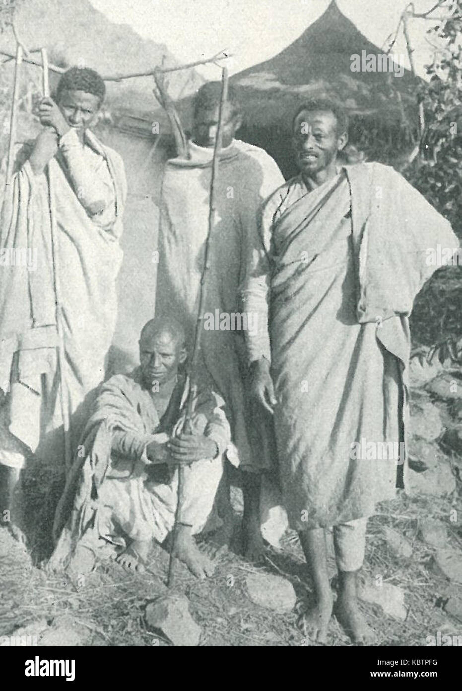 This image depicts the Falashas, a Jewish community in Ethiopia, near ...