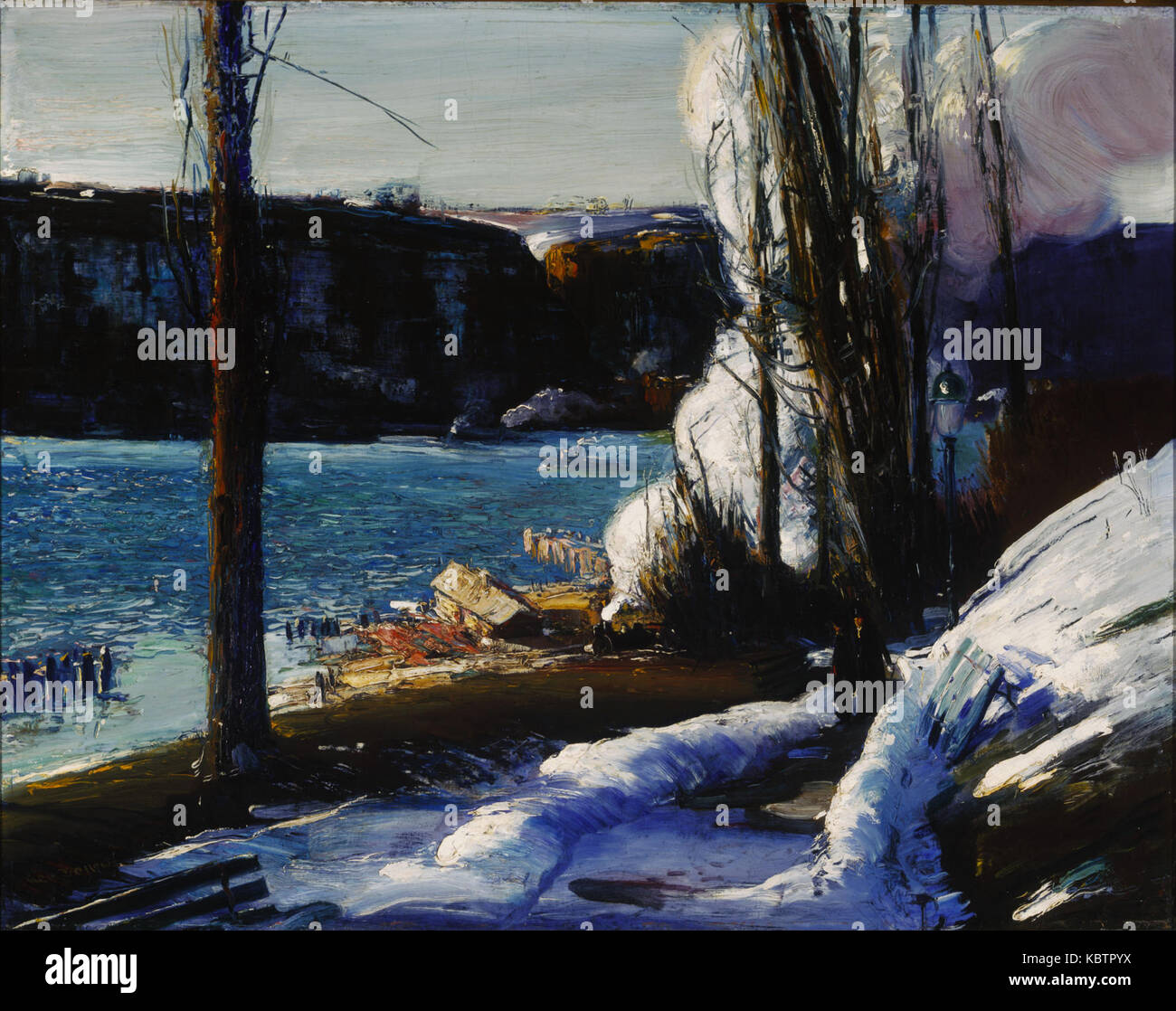 George Bellows The Palisades Stock Photo - Alamy