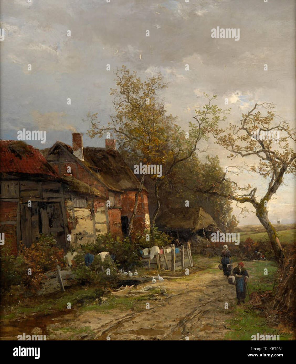 Georg Oeder Morgens auf dem Lande Stock Photo - Alamy