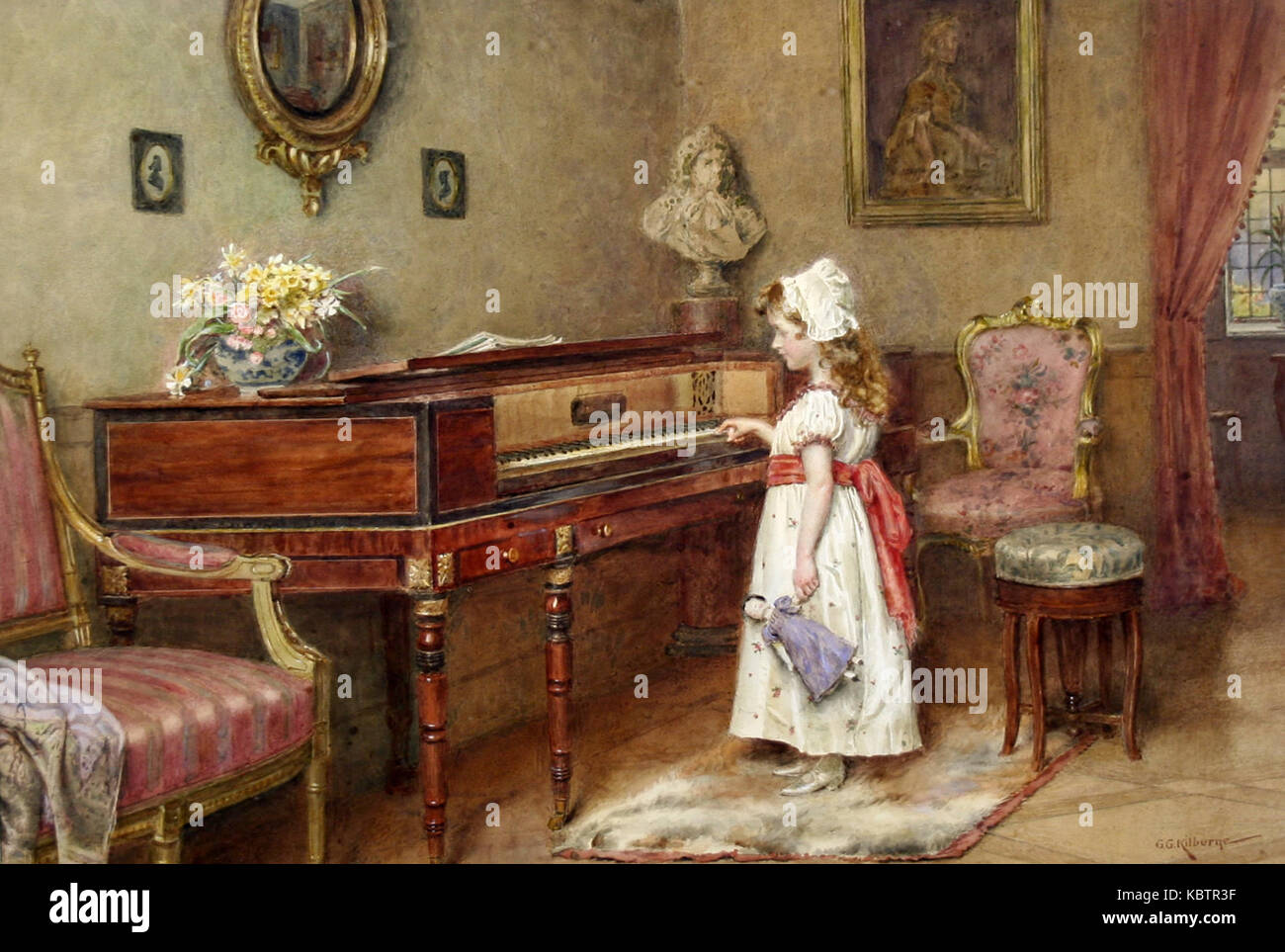 Family musicians painting hi-res stock photography and images - Alamy