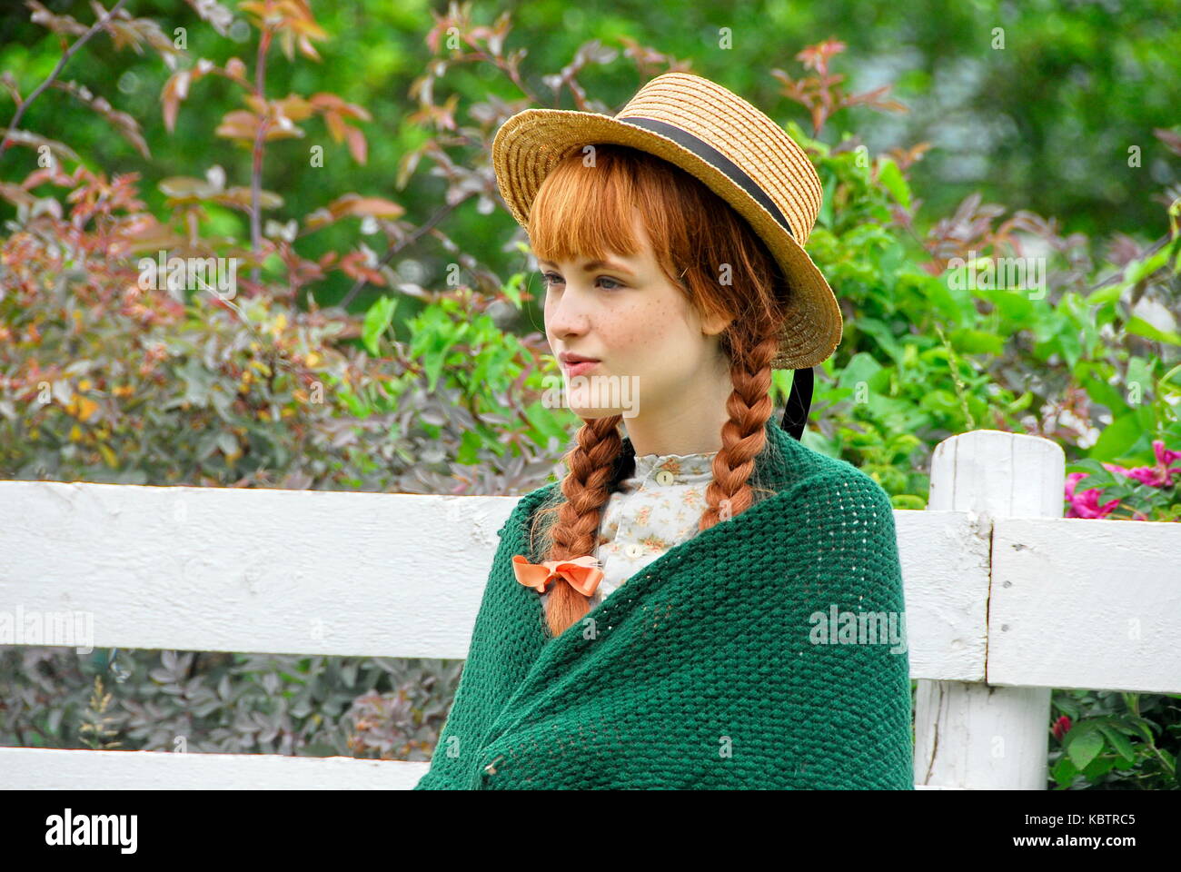 Reenact-or Character Anne of the Book "Anne of Green Gables" in ...