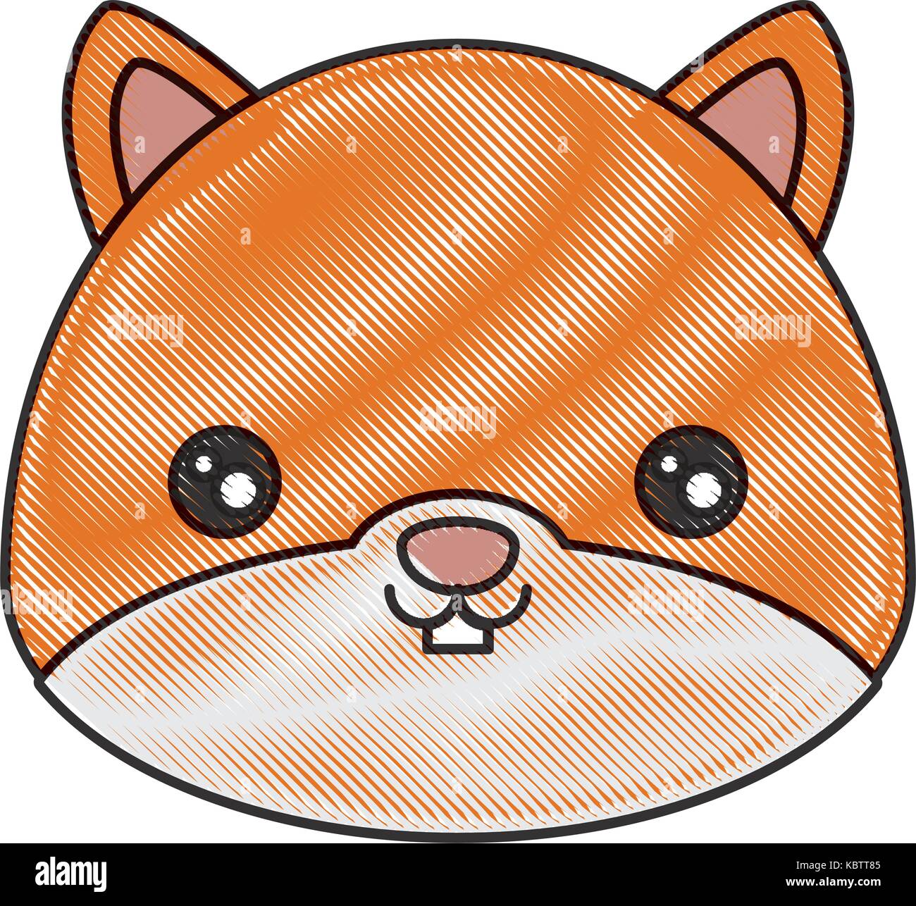 cute squirrel icon over white background colorful design vector ...